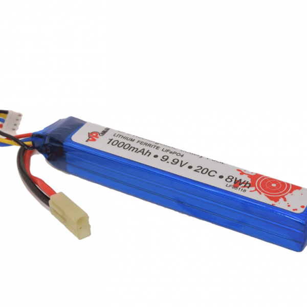 9.9v 1000mAh LiFe PO4 Battery Vapextech Flat 20c - Gear Of War