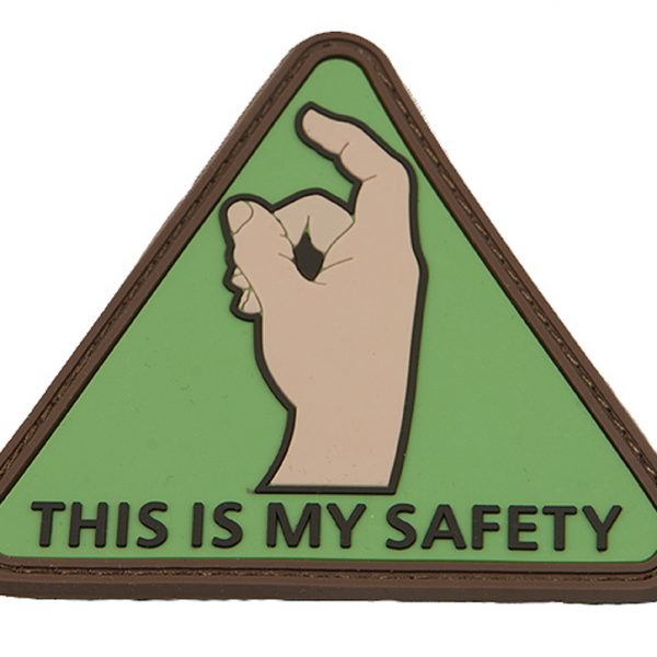 This Is My Safety PVC Patch - Gear Of War